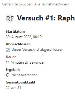 MootDACH23: Unterschiedliche Bewertungsberichte H5P | MoodleMoot DACH 2025